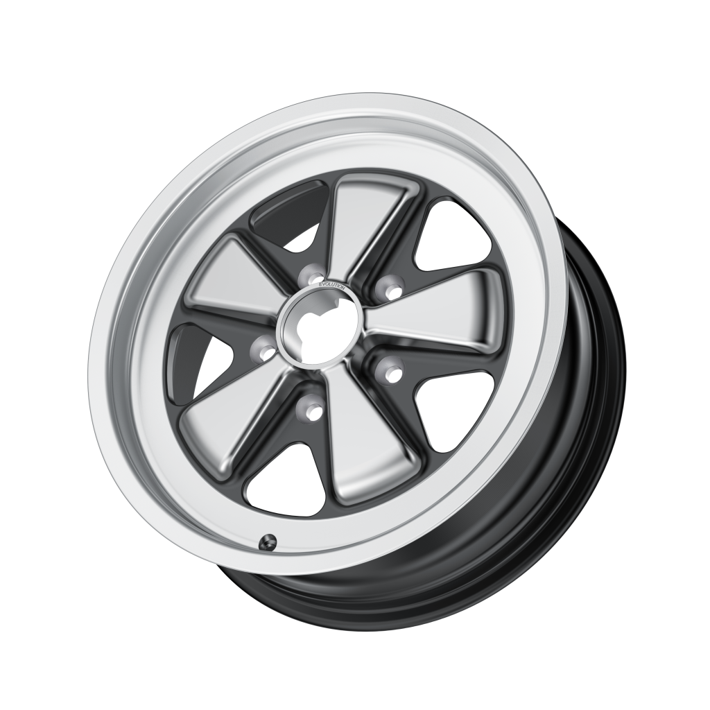 Rims: Fuchs 6J x 16 inch, silver / polished heart (price per unit ...